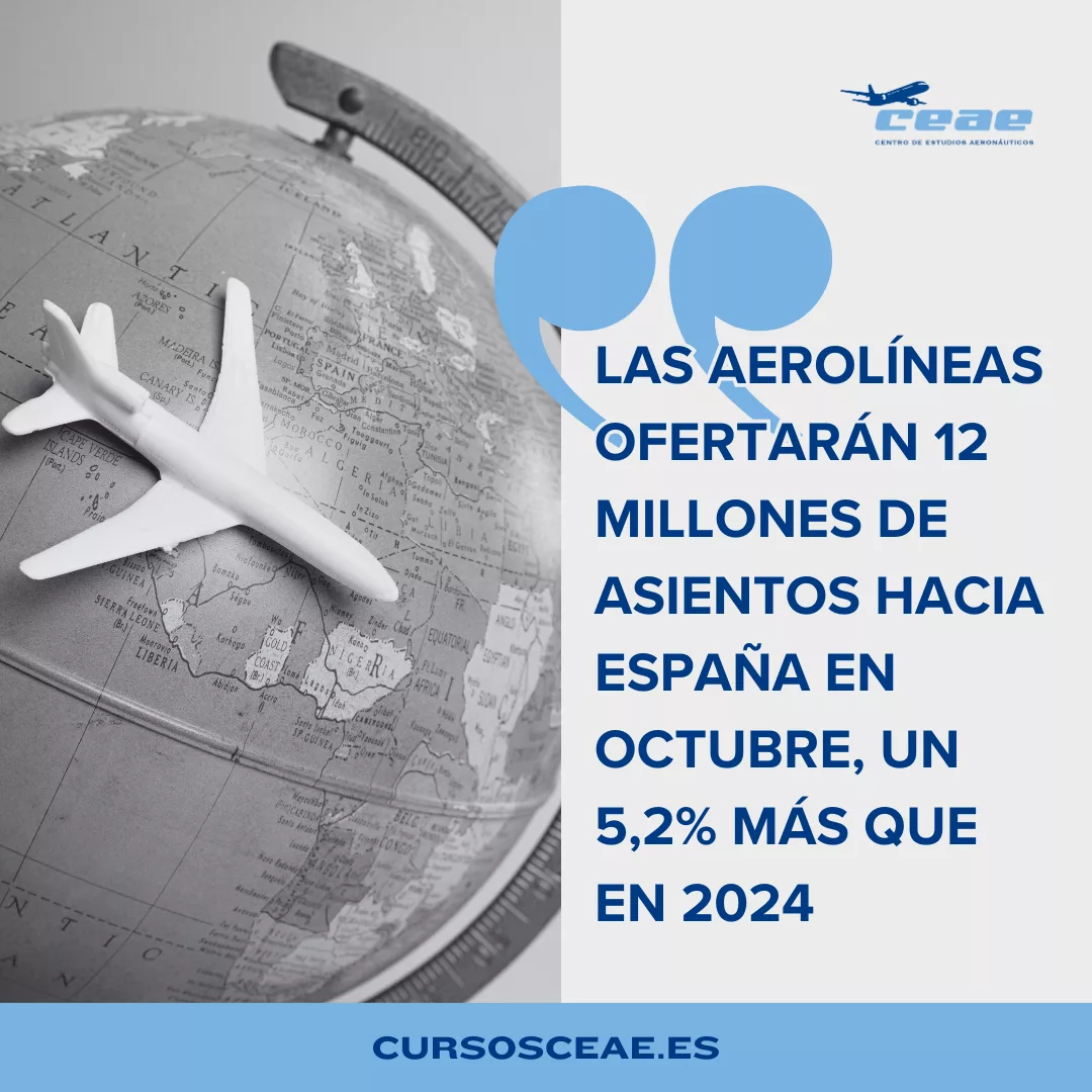 Las aerolíneas ofertarán 12 millones de asientos hacia España en ...